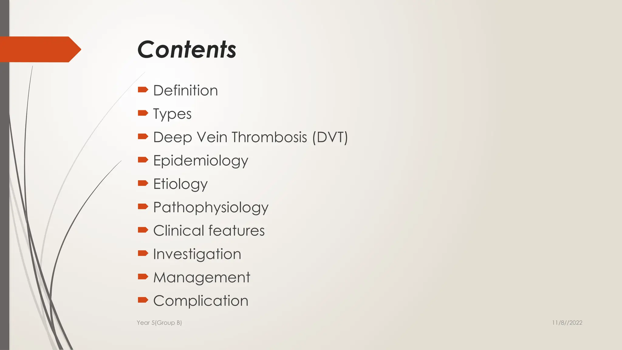 Thromboembolic Disorders (Deep Vein Thrombosis).pptx | Blood Disorders ...