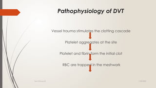 Thromboembolic Disorders (Deep Vein Thrombosis).pptx