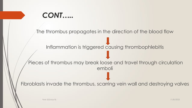 Thromboembolic Disorders (Deep Vein Thrombosis).pptx | Blood Disorders ...