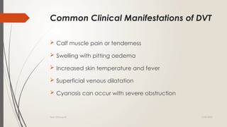 Thromboembolic Disorders (Deep Vein Thrombosis).pptx
