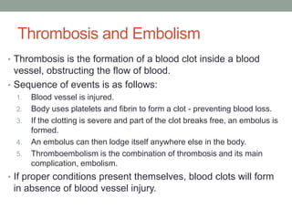 Thromboembolism and Elderly | PPTX