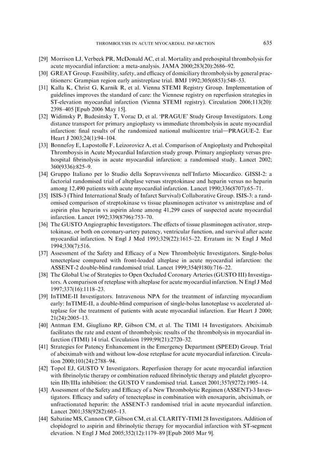 Thrombolysis In Acute MI Current Status Kiernan Med Clin N Am 2007 91 617 637 | PDF | Heart and ...