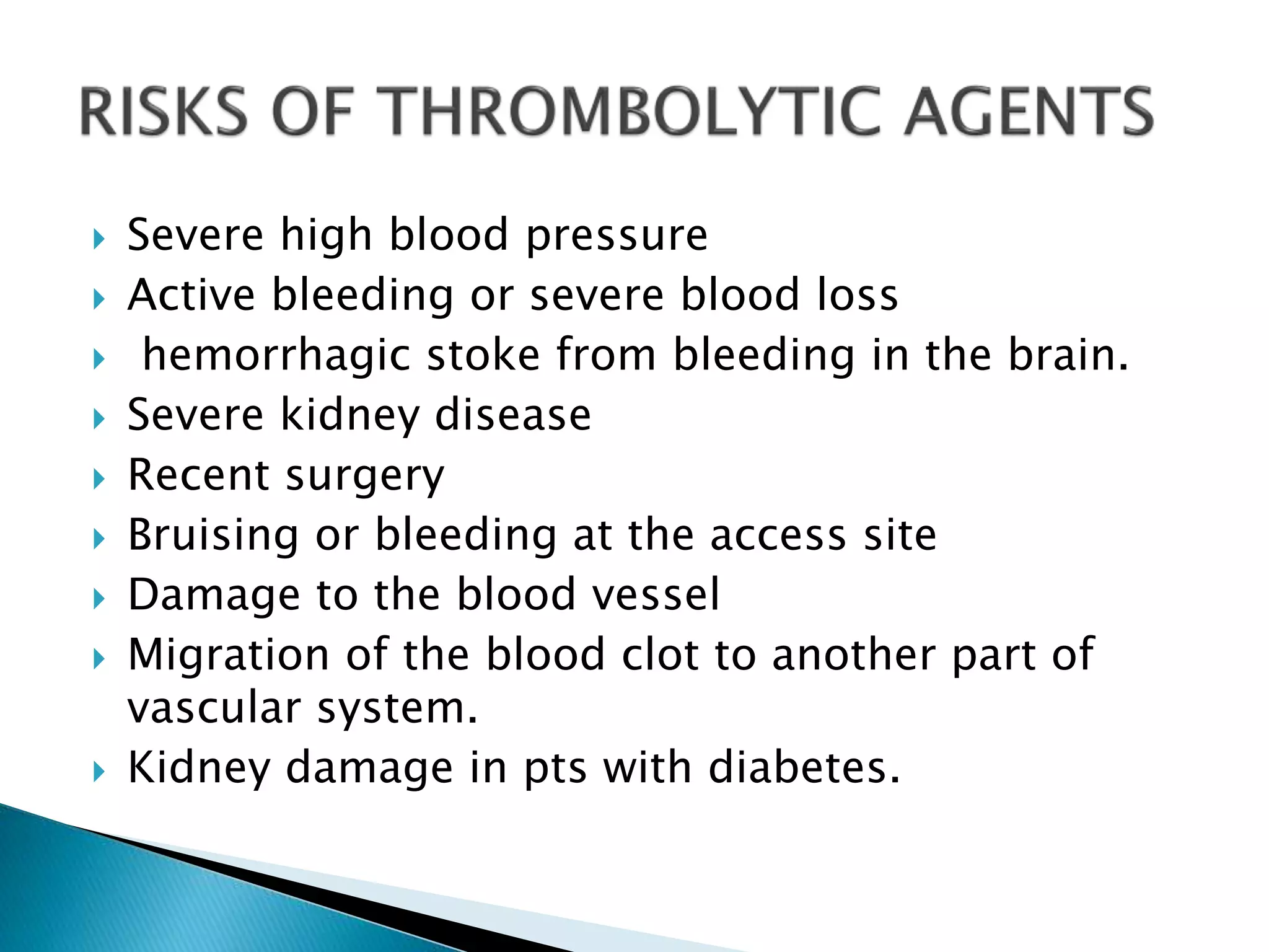 Thrombolytic agent | PPTX