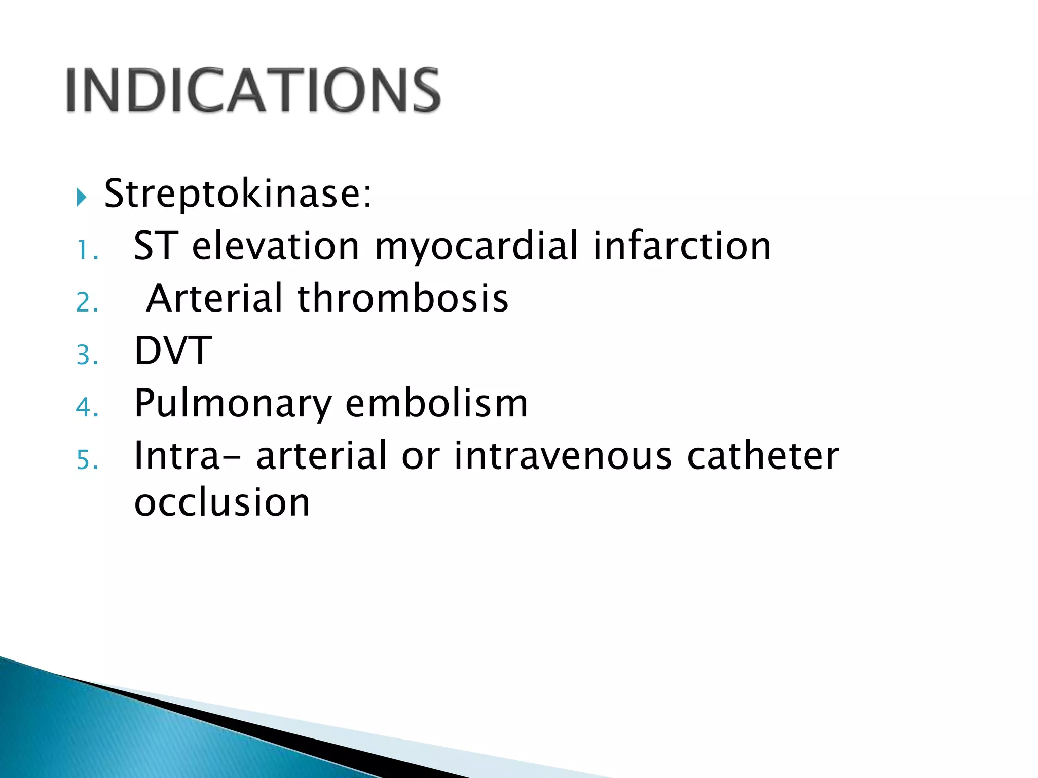 Thrombolytic agent | PPTX
