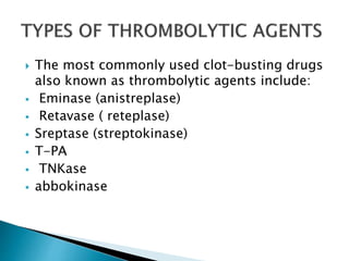 Thrombolytic agent | PPTX