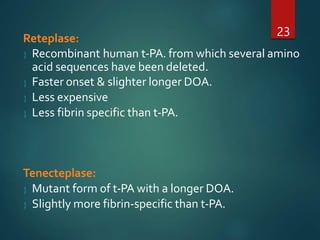 thrombolytic agents ICU nurse class.pptx