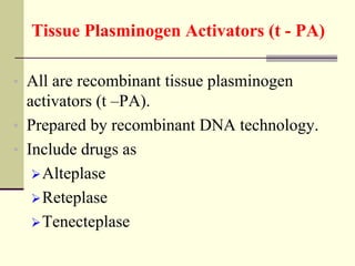 THROMBOLYTIC DRUGS.ppt