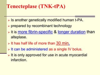 THROMBOLYTIC DRUGS.ppt