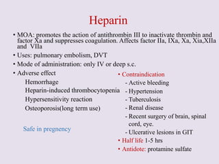 Thrombolytics and Fibrinolytics | PPTX