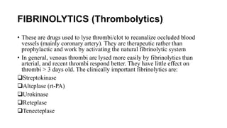 Thrombolytics | PPT