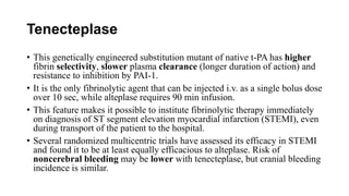 Thrombolytics | PPT