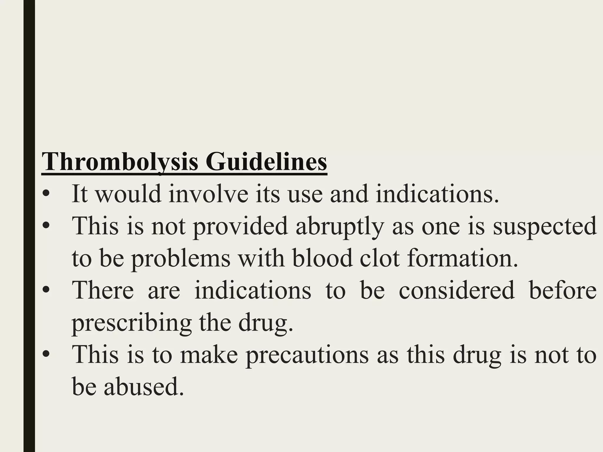 Thrombolytics agents | PPTX
