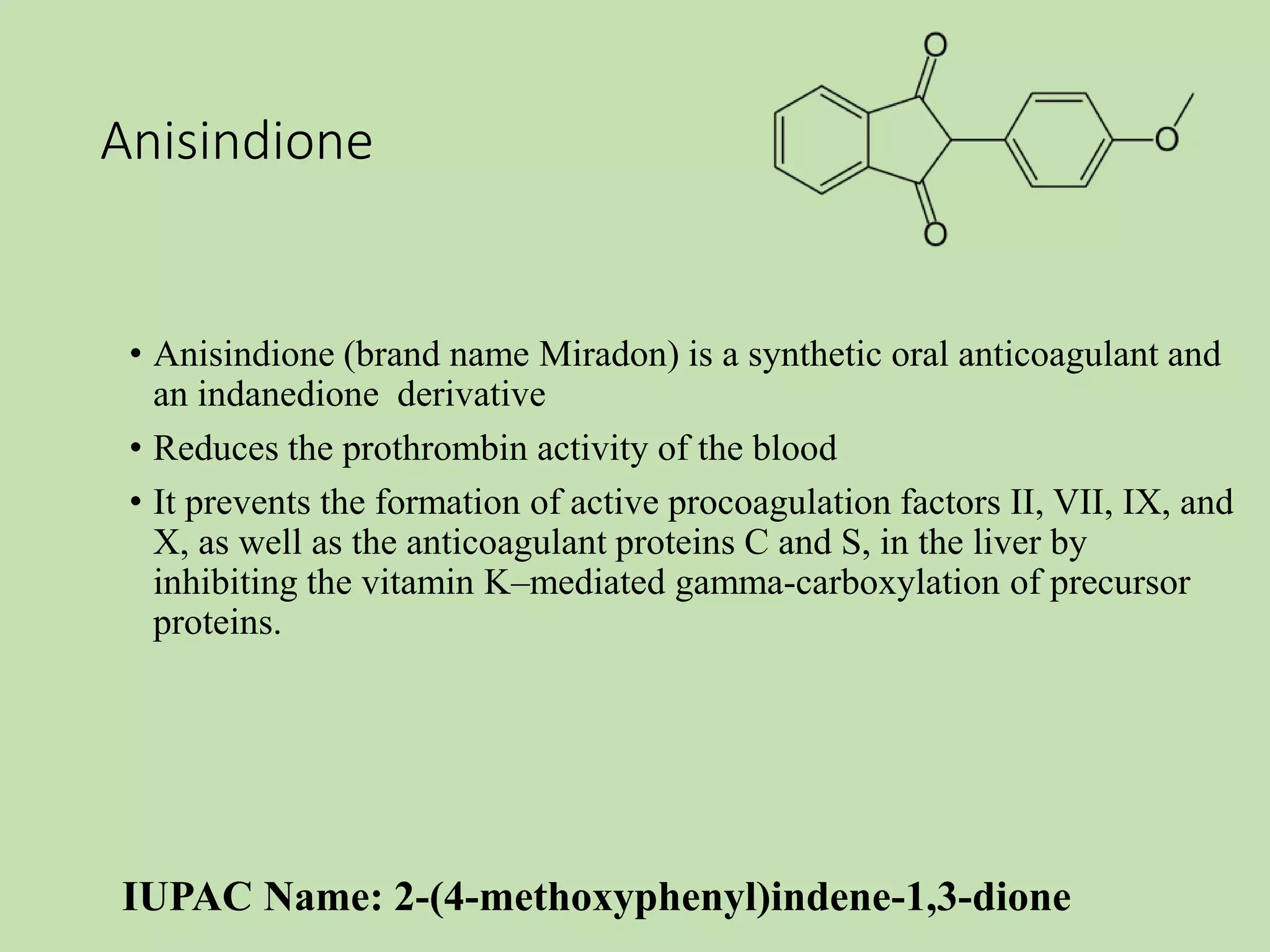 Thrombolytics, anticoagulants & antiplatelets | PPT