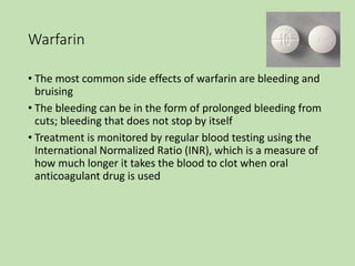 Thrombolytics, anticoagulants & antiplatelets | PPT