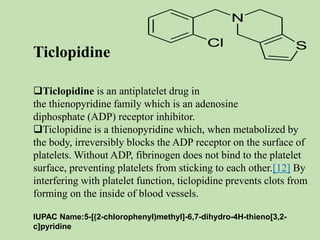 Thrombolytics, anticoagulants & antiplatelets | PPT