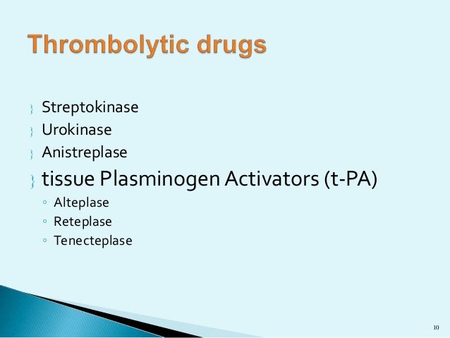 Thrombolytics ppt