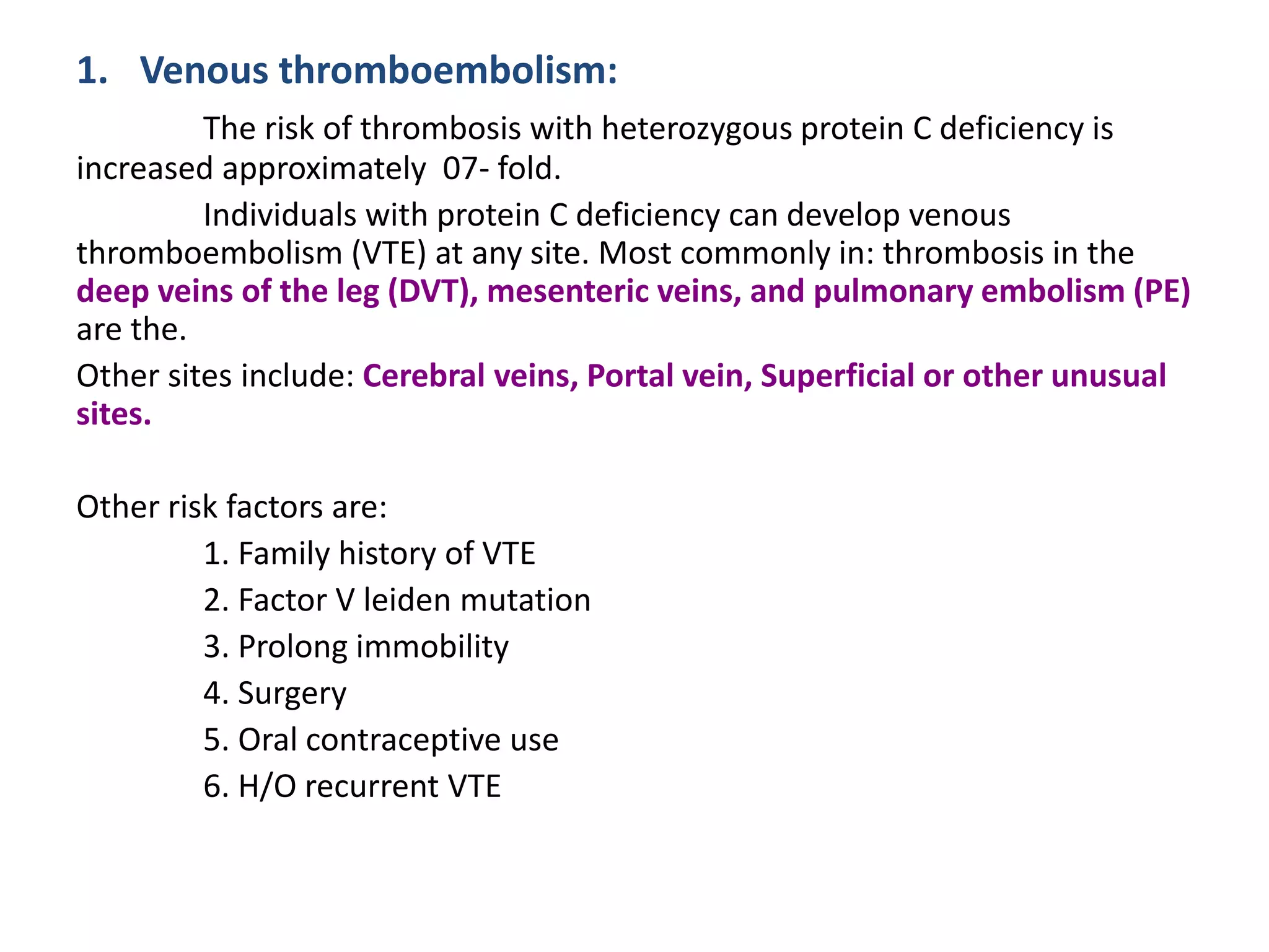 Thrombophilia | PPTX
