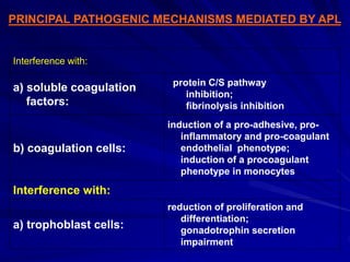 Thrombophilia adverse pregnancy outcomes | PPT