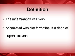 THROMBOPHLEBITIS.ppt