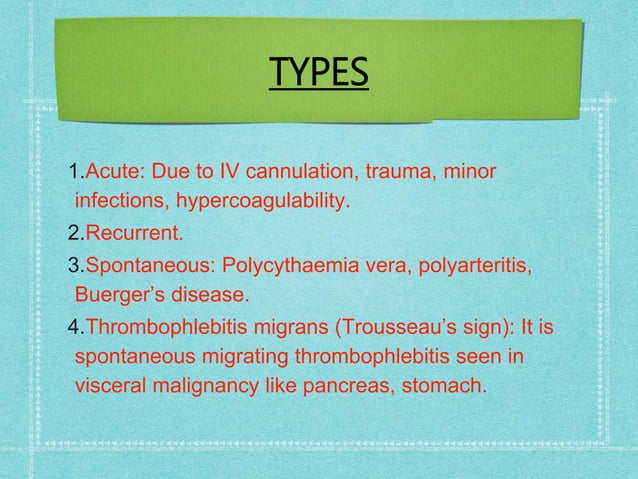 Thrombophlebitis and DVT ppt | PPTX