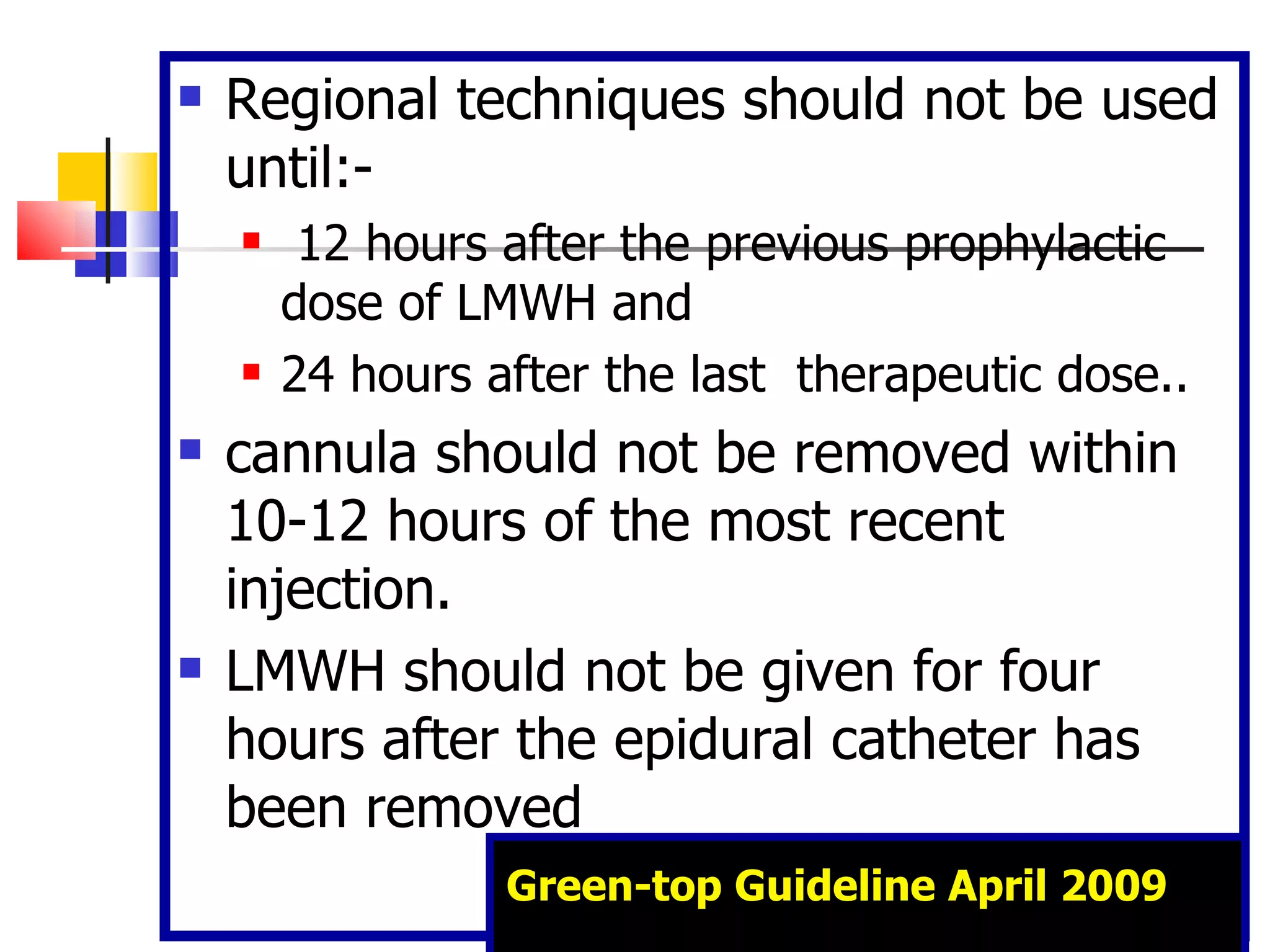 Thromboprophylaxis | PPT
