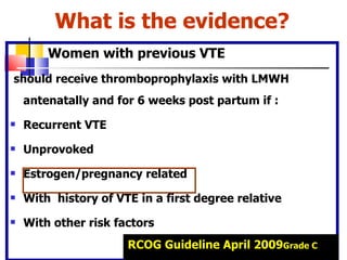Thromboprophylaxis | PPT