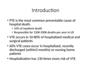 The basics about thromboprophylaxis by misale haile | PPTX