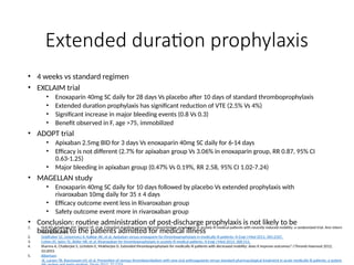 The basics about thromboprophylaxis by misale haile | PPTX