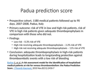 The basics about thromboprophylaxis by misale haile | PPTX