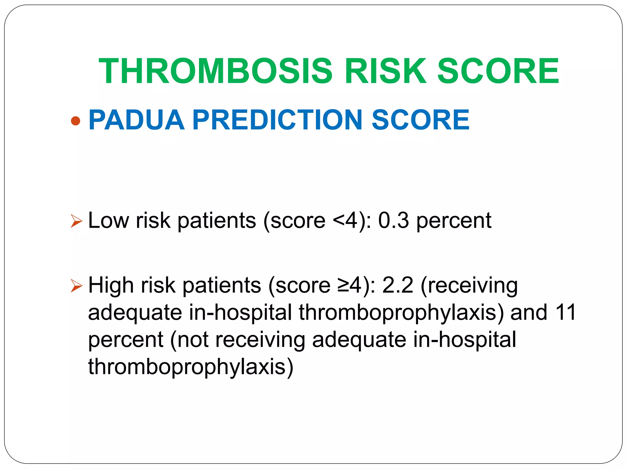 Thromboprophylaxis in icu | PPTX