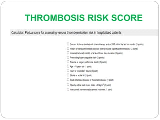 Thromboprophylaxis in icu | PPTX