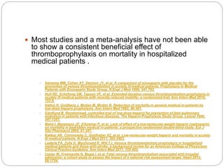 Thromboprophylaxis in icu | PPTX