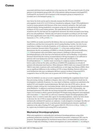 Thromboprophylaxis in icu patient | PDF