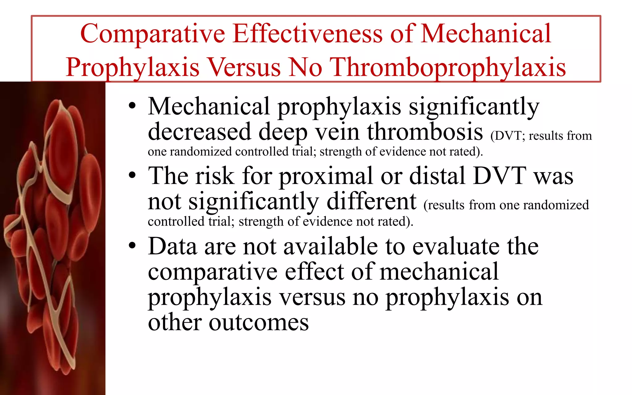 Thromboprophylaxis in orthopedic surgery | PPTX
