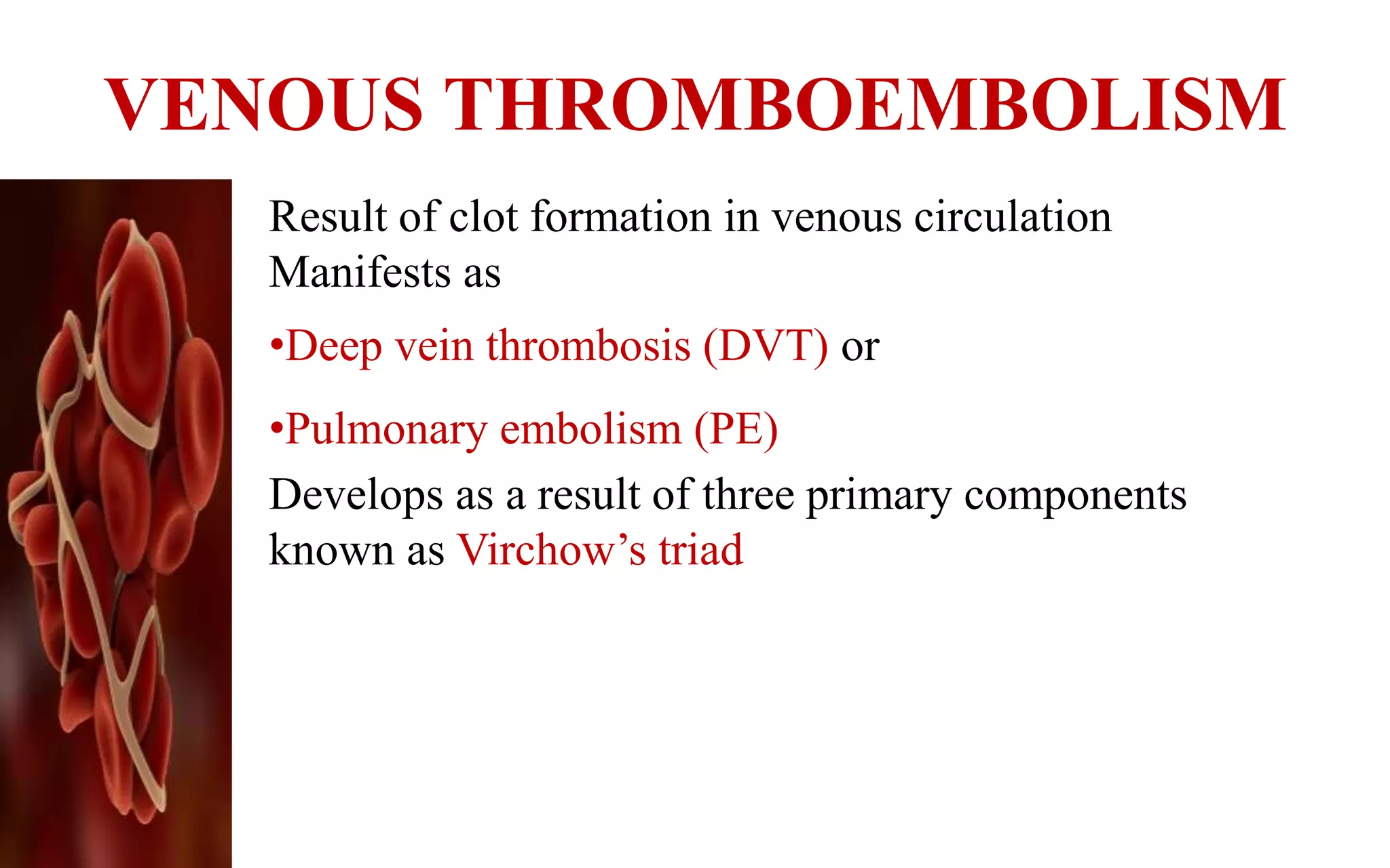 Thromboprophylaxis in orthopedic surgery | PPTX