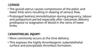 Thromboprophylaxis in pregnancy.pptx.... | PPTX