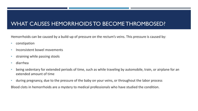 Thrombosed Hemorrhoids Southlake General Surgerypdf
