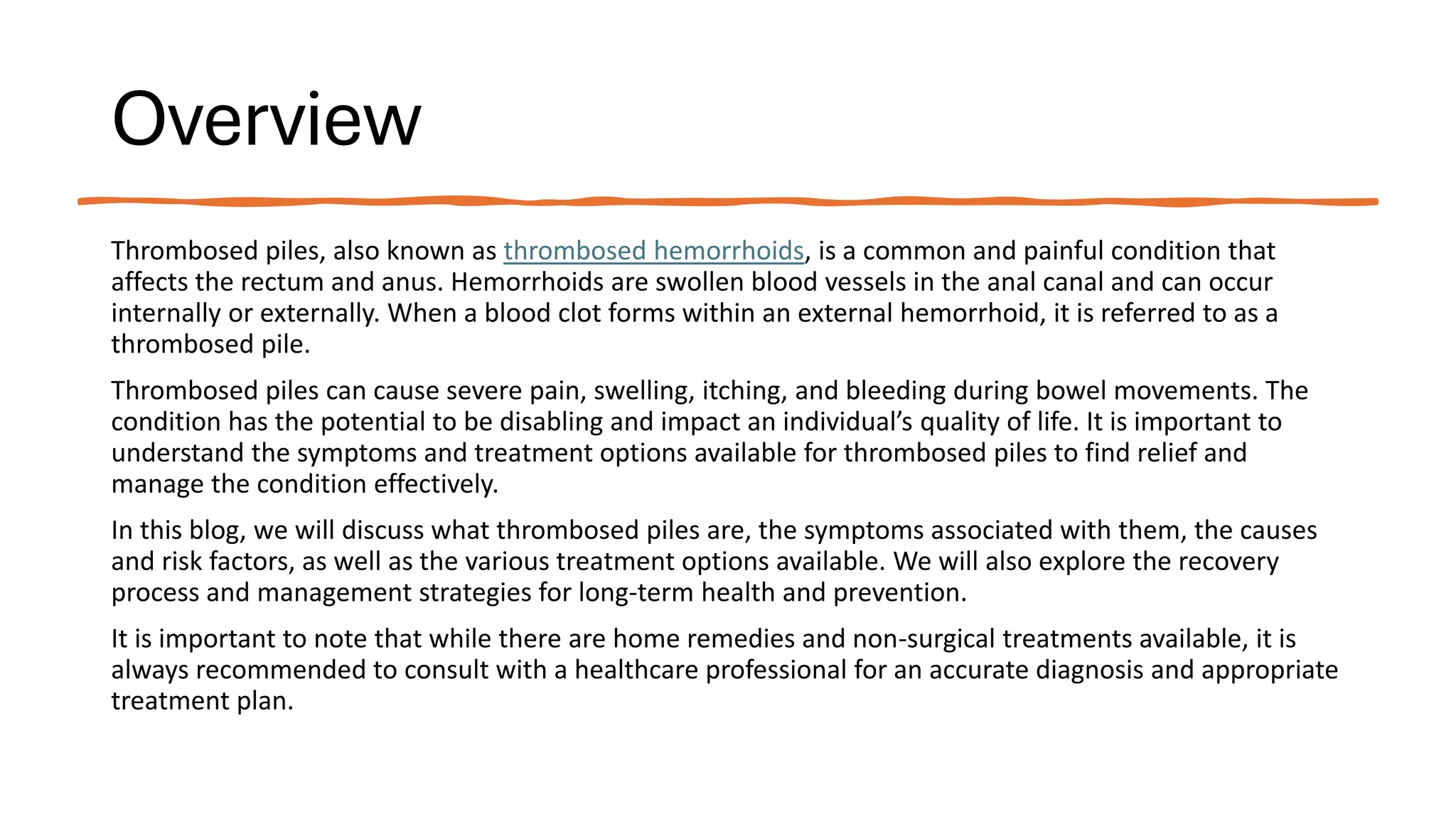 Thrombosed Piles - Symptoms and Treatment Options.pdf | Digestive ...