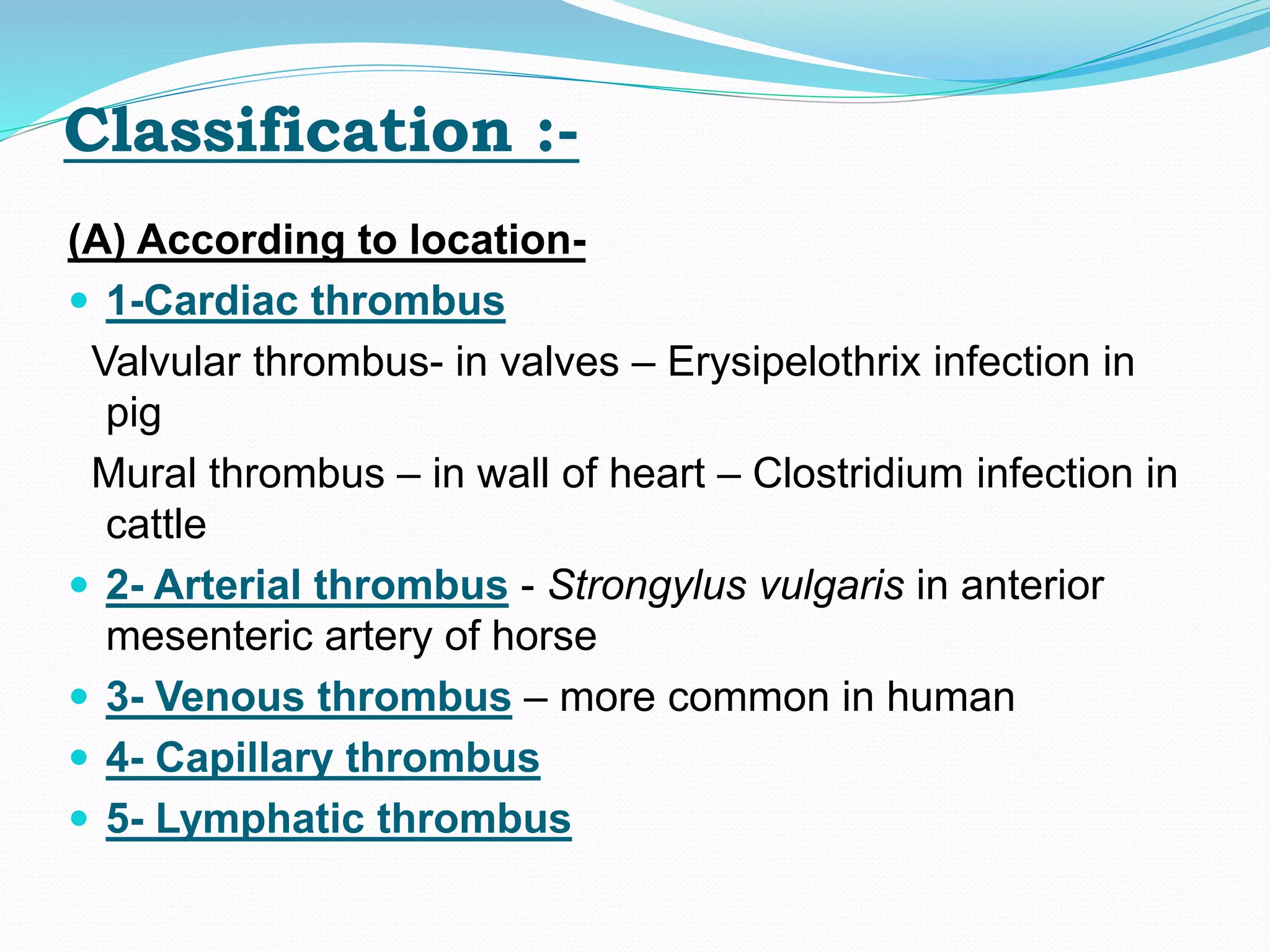 Thrombosis | PPTX