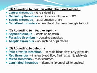 Thrombosis | PPTX