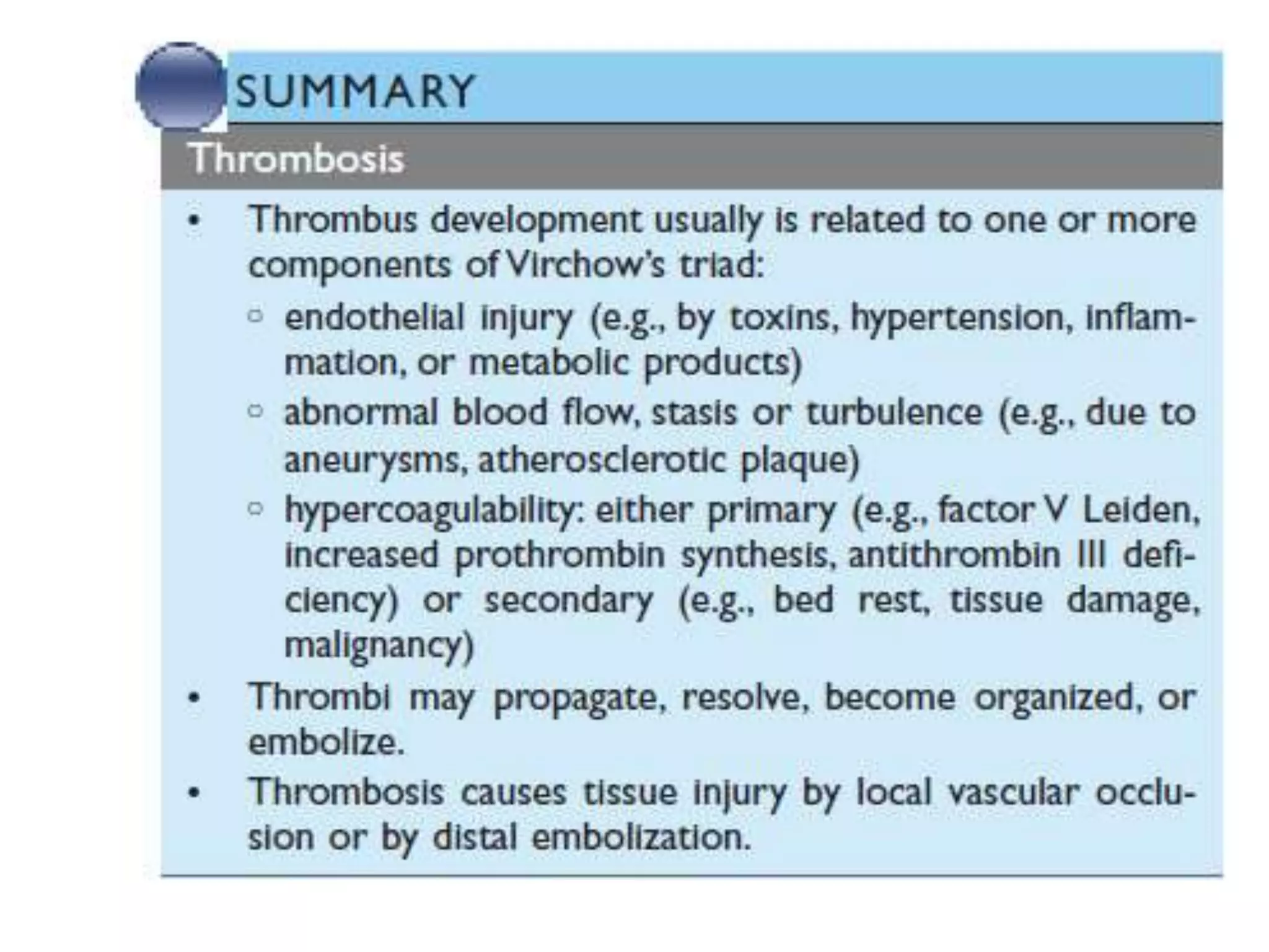 Thrombosis | PPTX