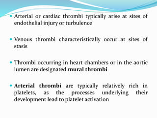Thrombosis | PPTX