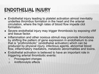 Thrombosis and Embolism | PPTX