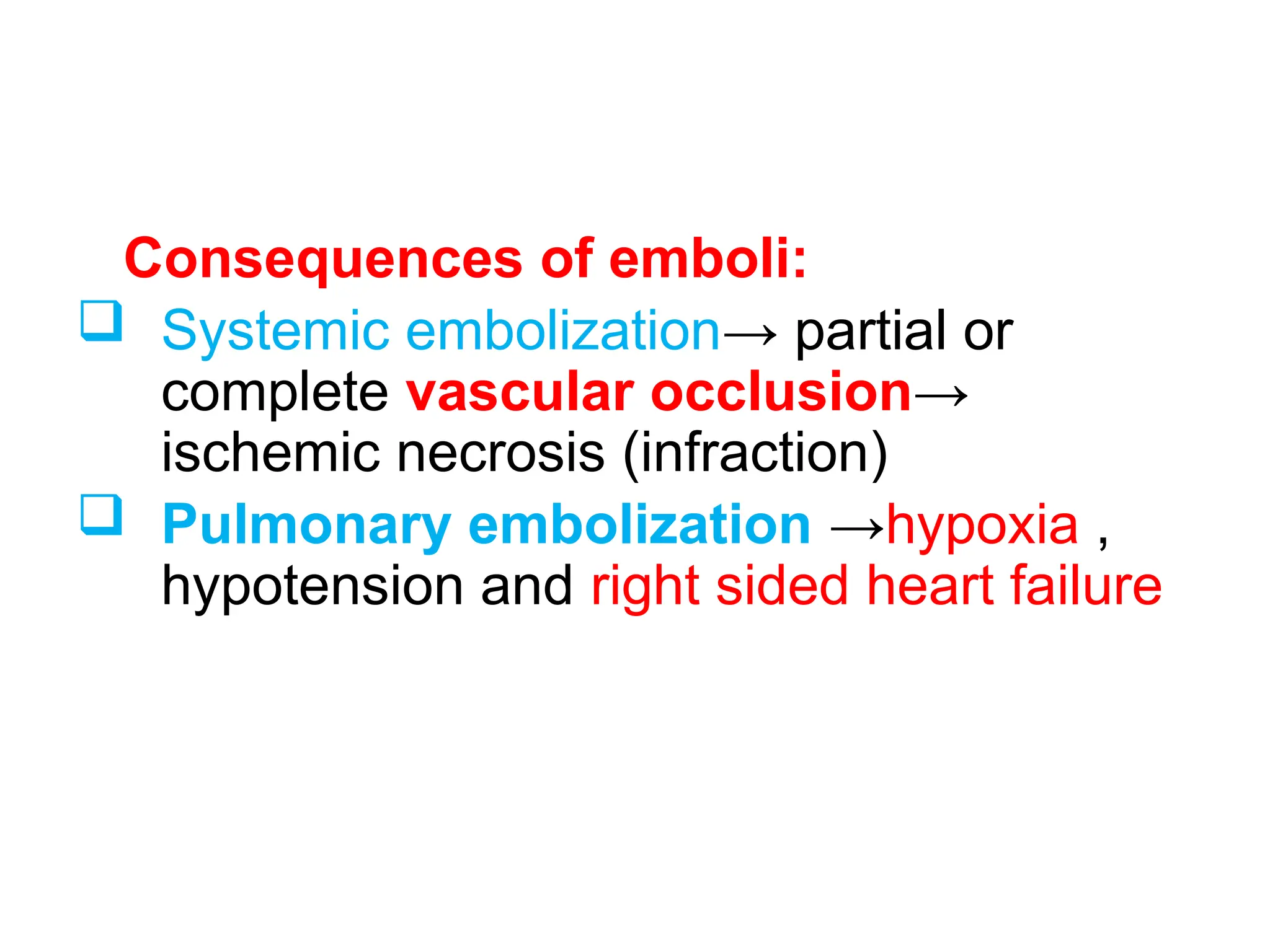 Thrombosis And Embolism of the general pathology | PPTX