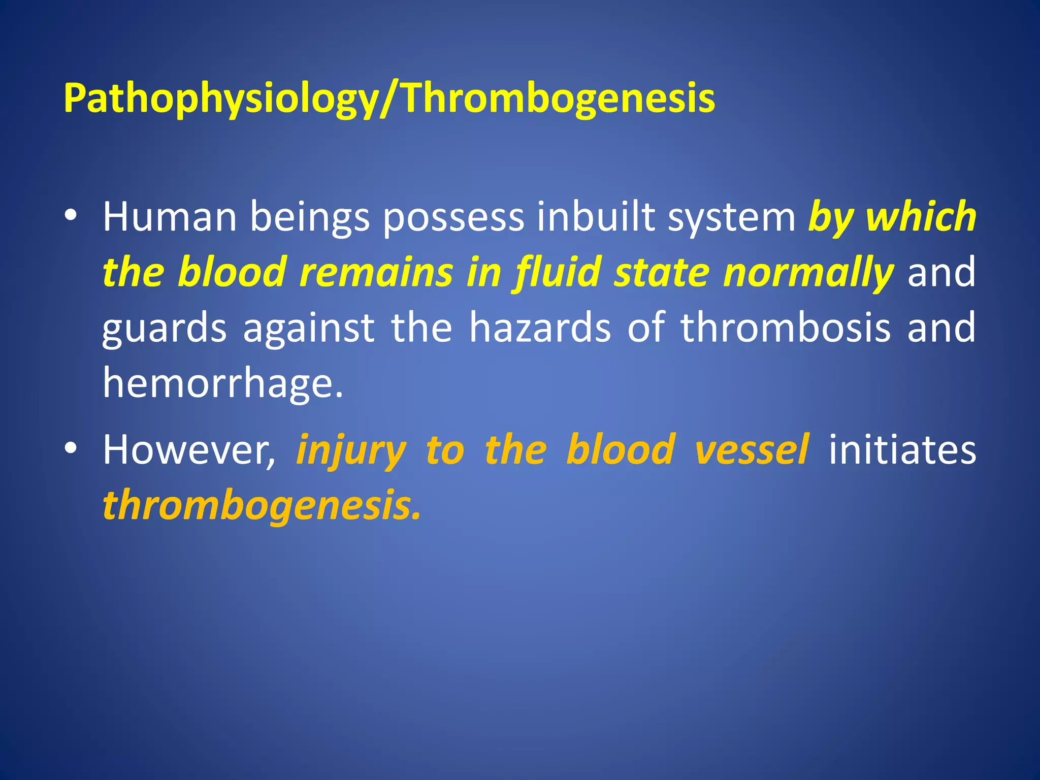 Thrombosis complete | PPTX