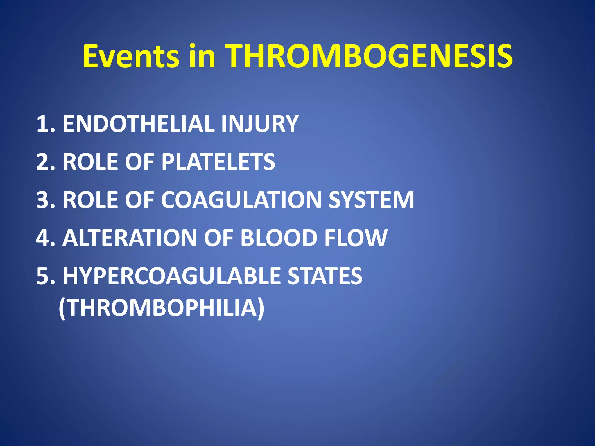 Thrombosis complete | PPTX