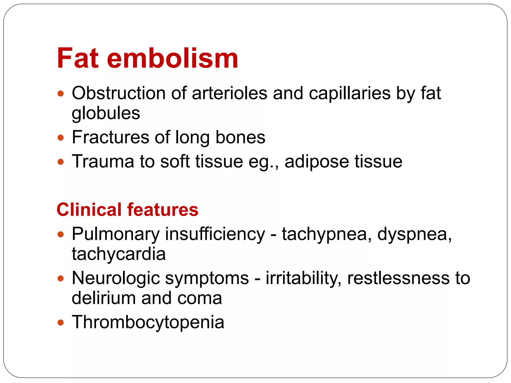 Thrombosis, embolism and infarction | PPTX