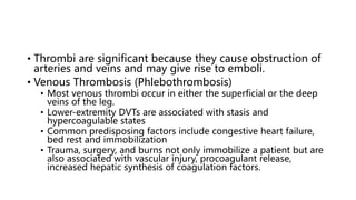 THROMBOSIS, PHLEBITIS, PHLEBOTHROMBOSIS.pptx