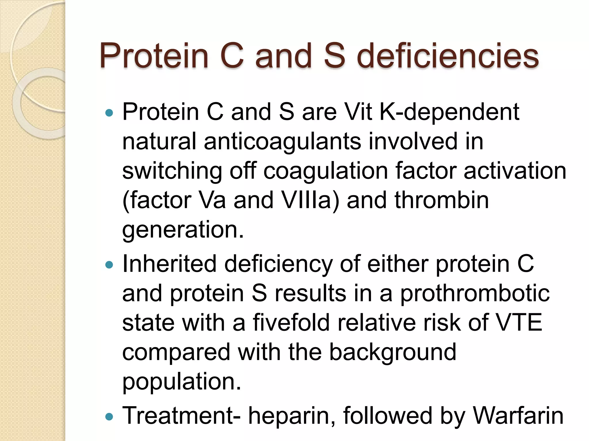 Thrombotic disorders | PPTX