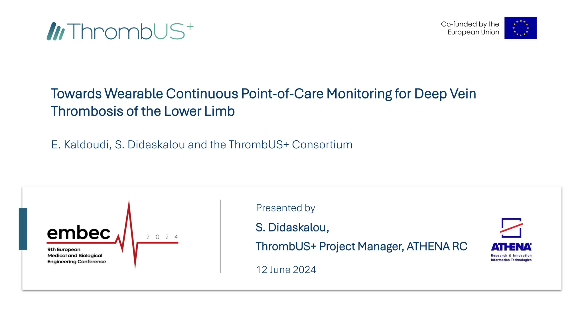Towards Wearable Continuous Point-of-Care Monitoring for Deep Vein ...